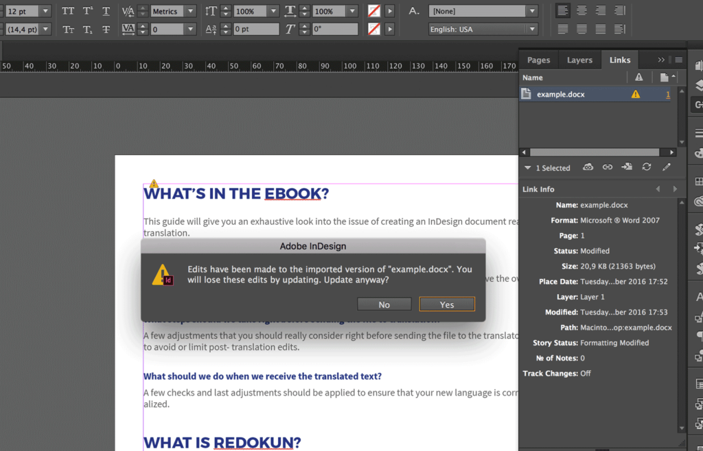 How to convert a Word file to InDesign | Redokun Blog