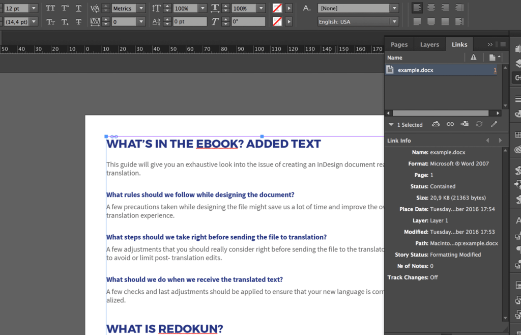 How to convert a Word file to InDesign | Redokun Blog