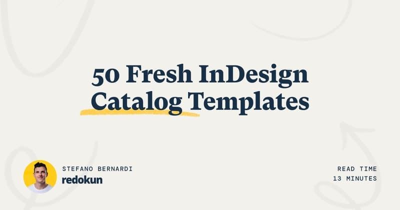 50 Fresh InDesign Catalog Templates for 2024 | Redokun Blog