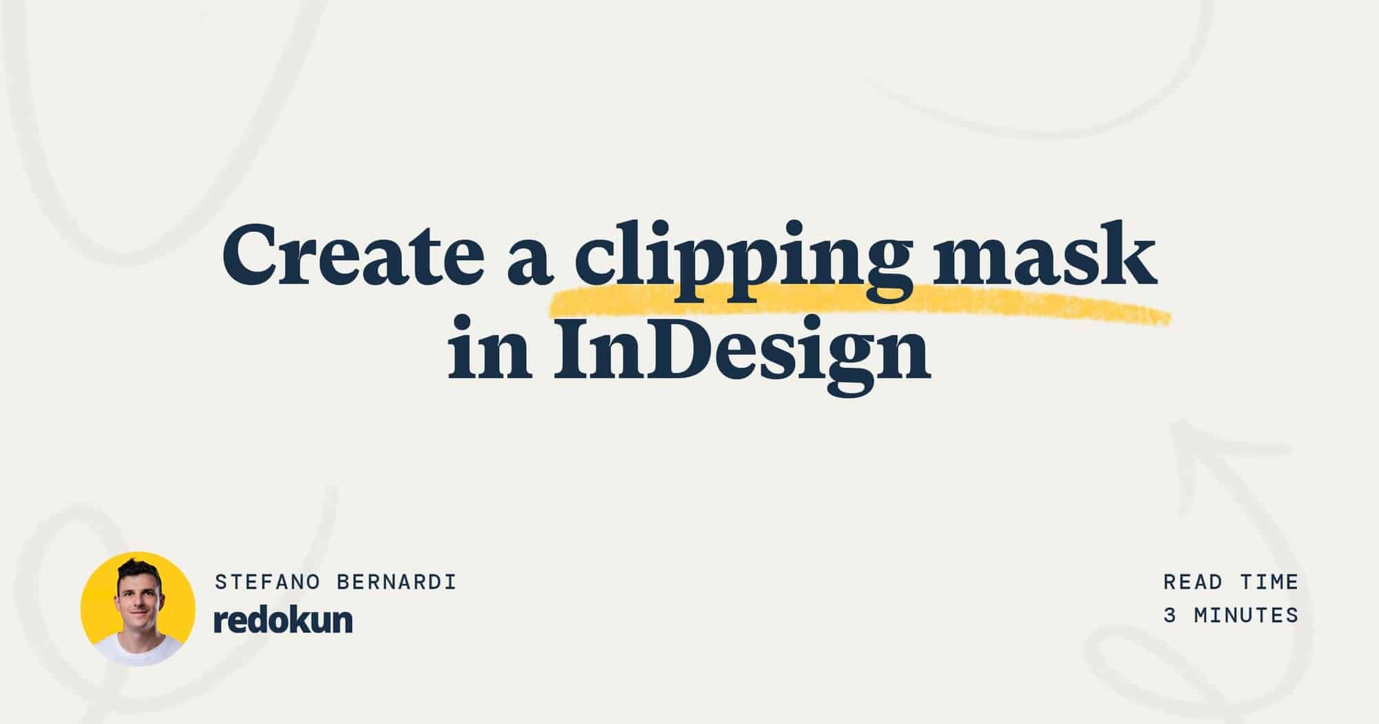 Create a clipping mask in InDesign | Redokun Blog