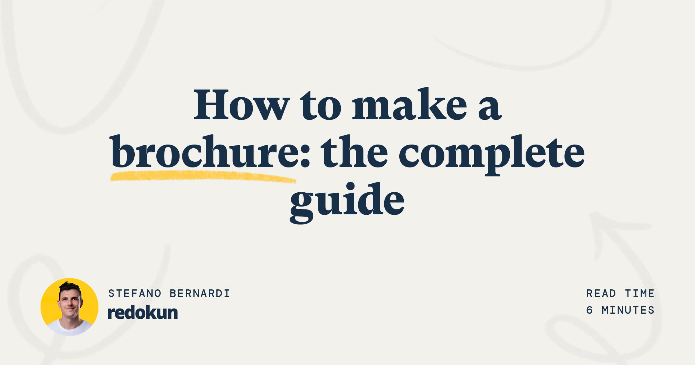 How to make a brochure: the complete guide | Redokun Blog