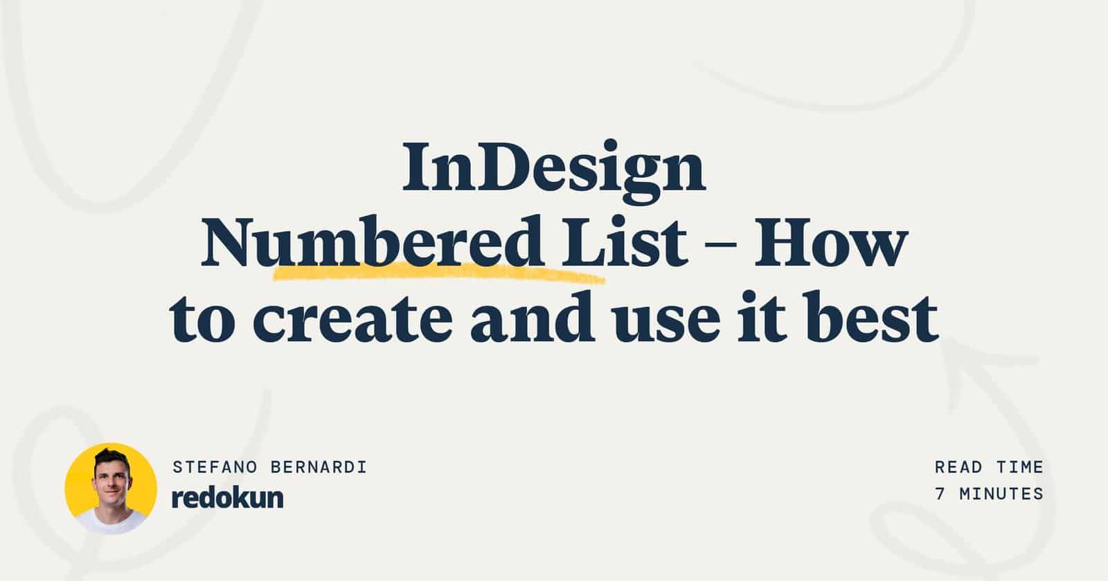 InDesign Numbered List - How to create and use it best | Redokun Blog