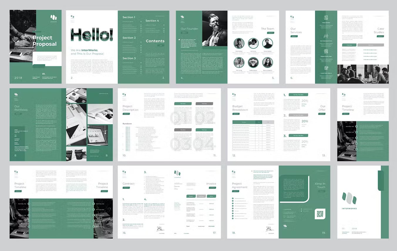 65 Free and Paid InDesign Proposal Templates (2023) | Redokun Blog
