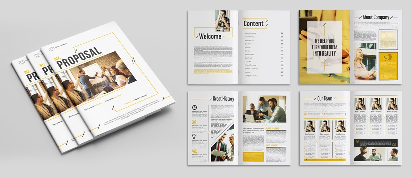 65 Free and Paid InDesign Proposal Templates (2023) | Redokun Blog