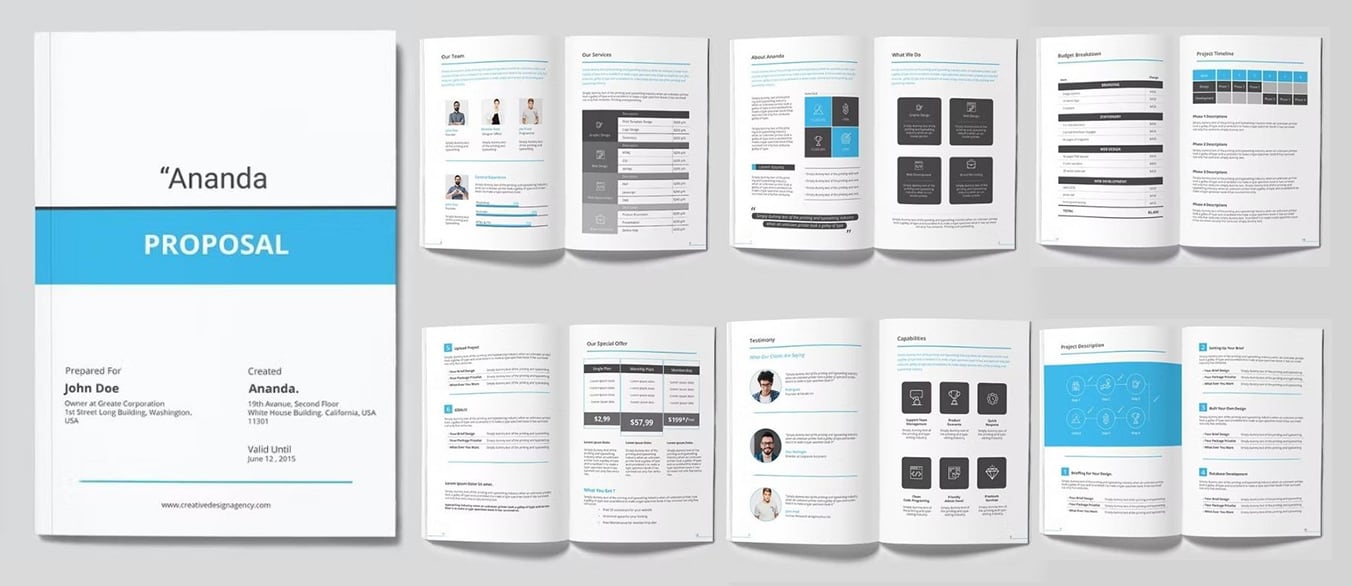 65 Free and Paid InDesign Proposal Templates (2023) | Redokun Blog