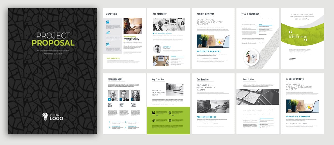 65 Free and Paid InDesign Proposal Templates (2023) | Redokun Blog