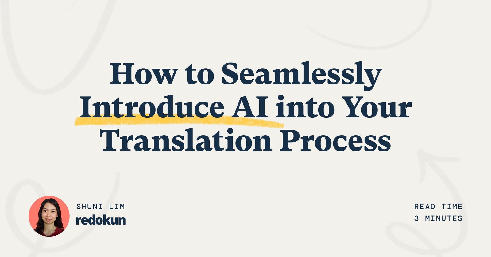 How to Seamlessly Introduce AI into Your Translation Process | Redokun Blog