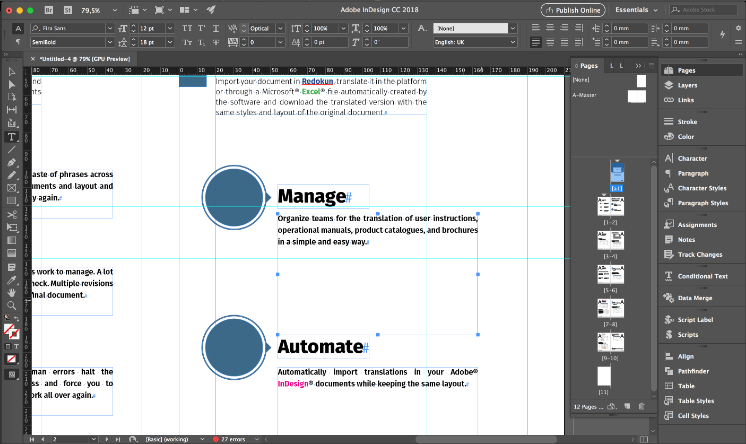 How to translate an InDesign file + Tips | Redokun Blog