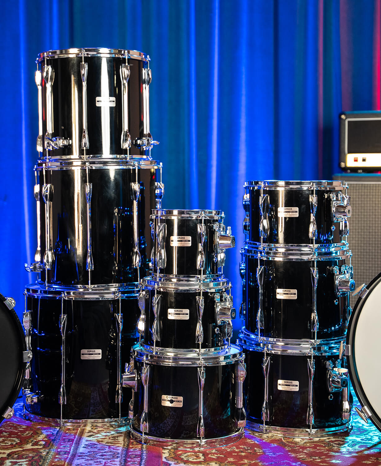 Rent Yamaha Recording Custom Drum Kit - Piano Black