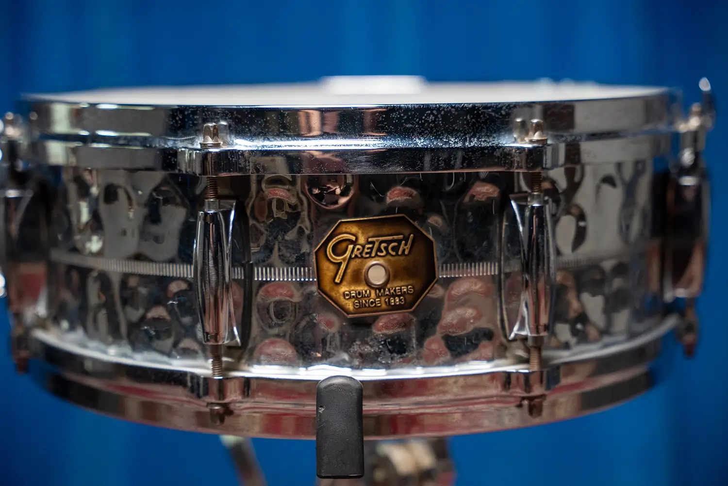 Rent Gretsch Hand Hammered Snare - 14" Chrome