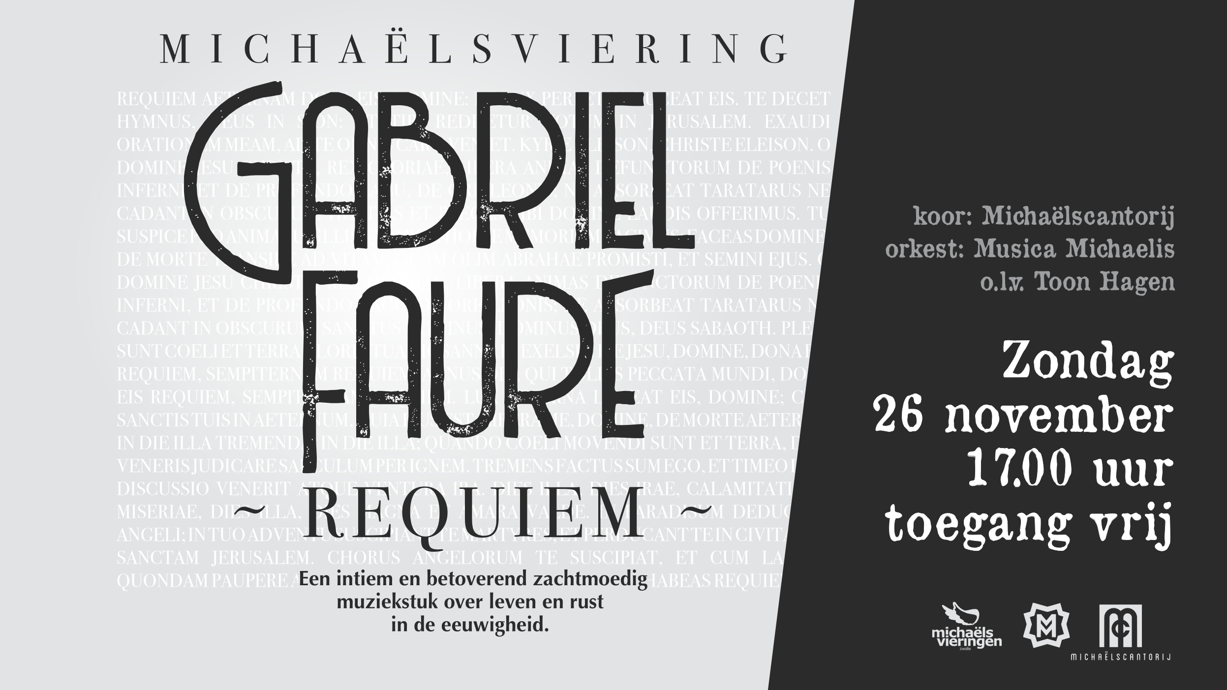 Gedachtenisviering | Requiem Fauré | Michaëlscantorij & Musica ...