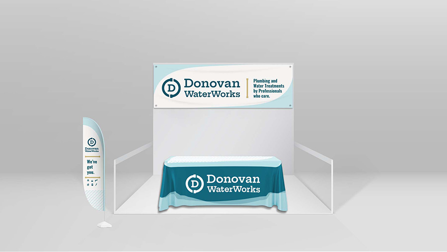 Donovan WaterWorks Trade Show Booth