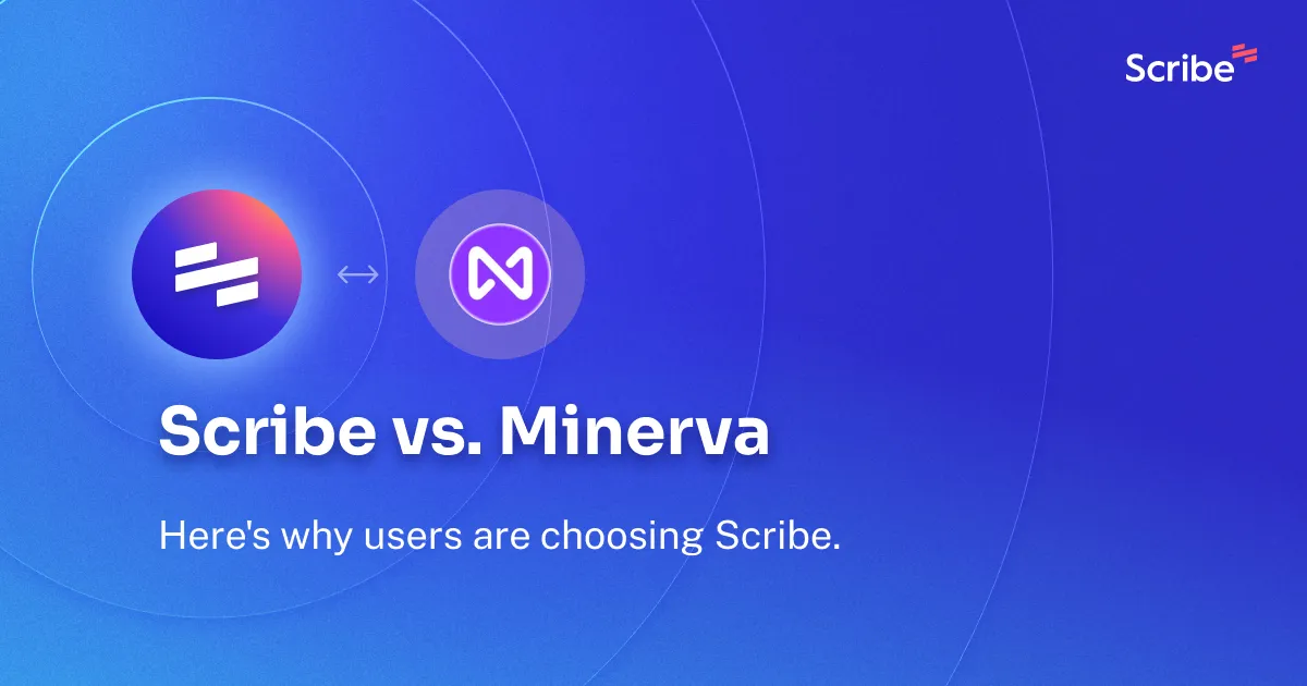 Scribe vs. Minerva