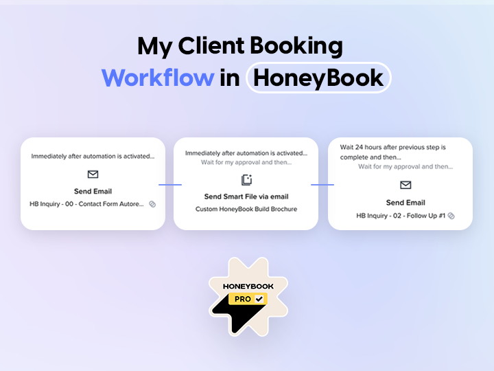 A Look Inside a HoneyBook Pro’s Client Booking Workflow | DaSilva Life