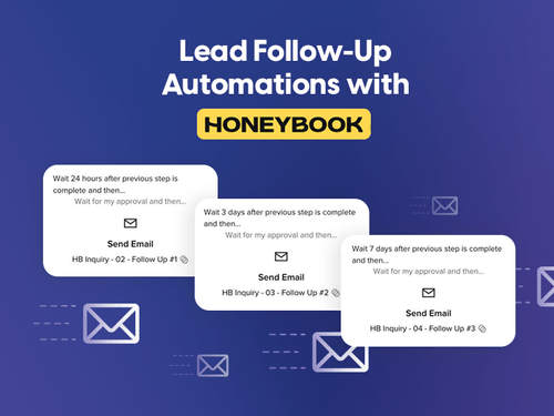 How to Create a Lead Follow-Up Sequence Inside Honeybook | DaSilva Life