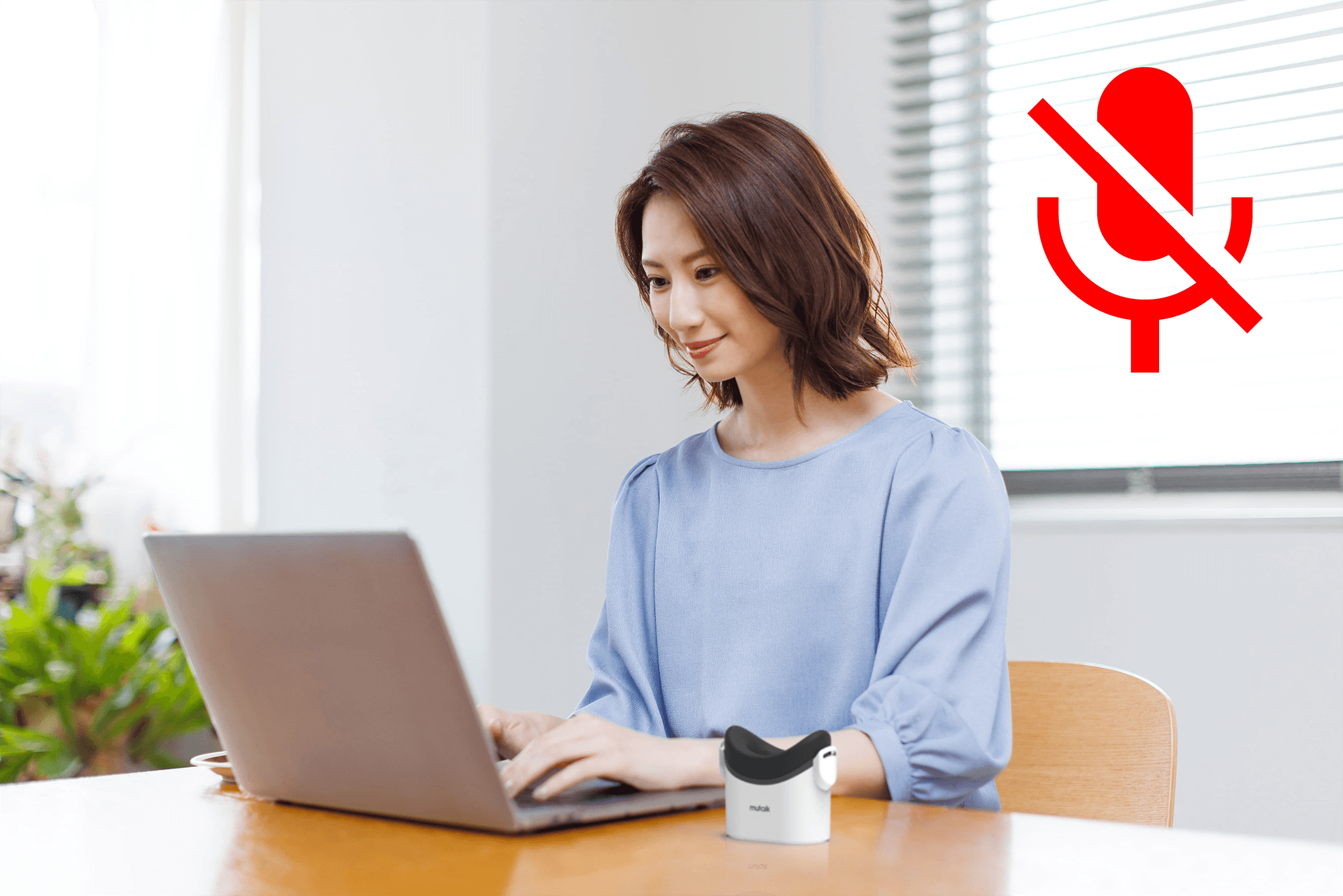 mutalk - Soundproof Bluetooth microphone | Shiftall