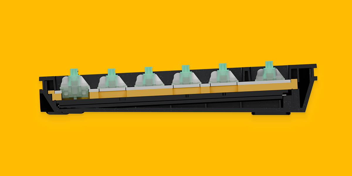 Wooting 80HE - Gasket mount explained