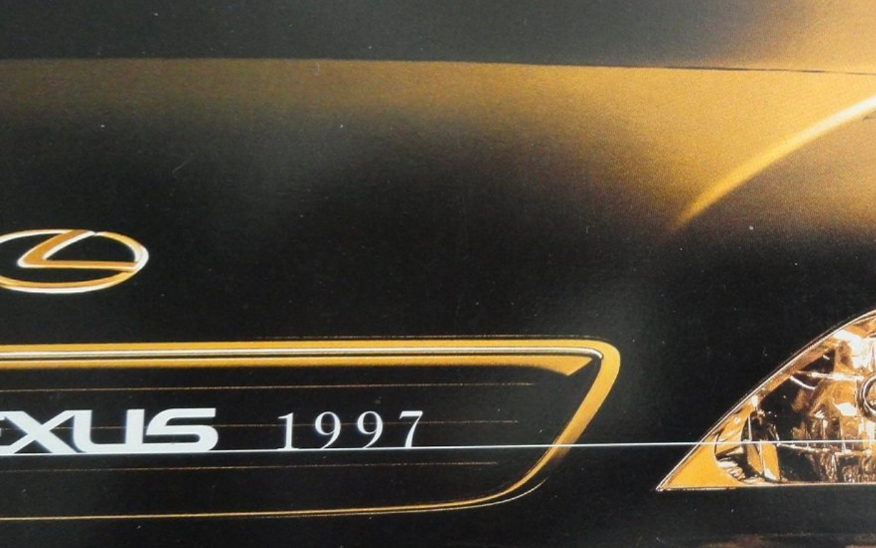 Gold Lexus Logo
