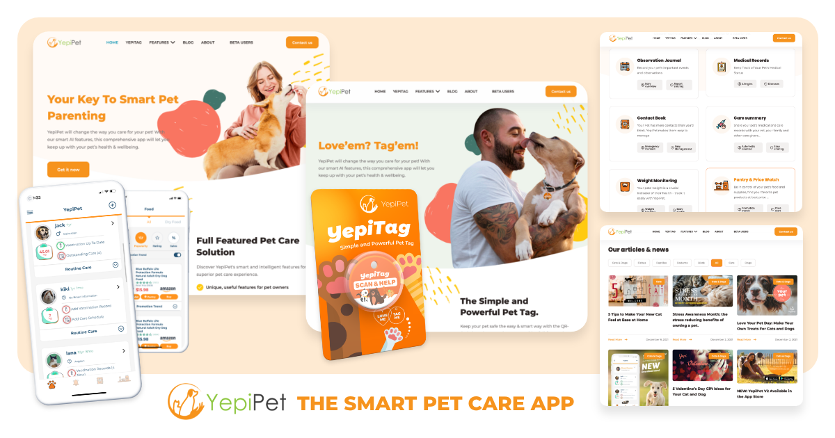 YepiPet - The smart pet care app