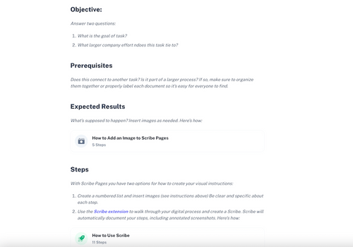 Visual Work Instructions Template | Scribe