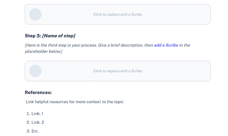 SOP Manual Template | Scribe