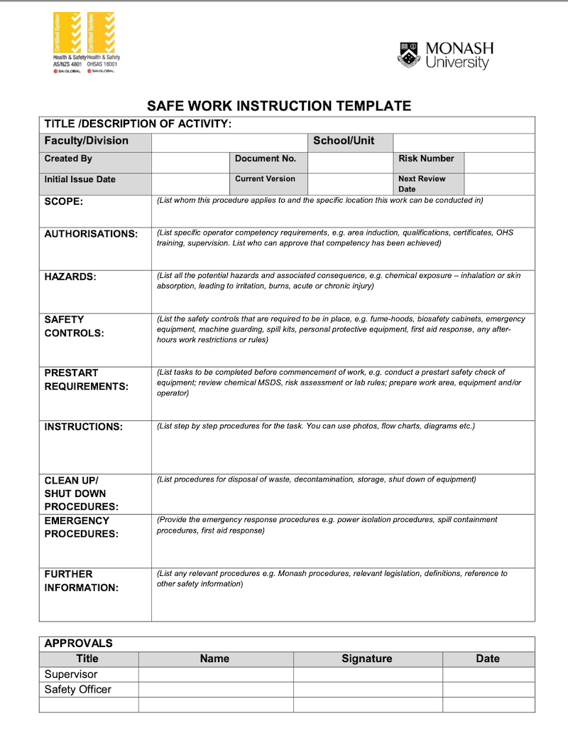 Process Instruction Template Prntbl concejomunicipaldechinu gov co