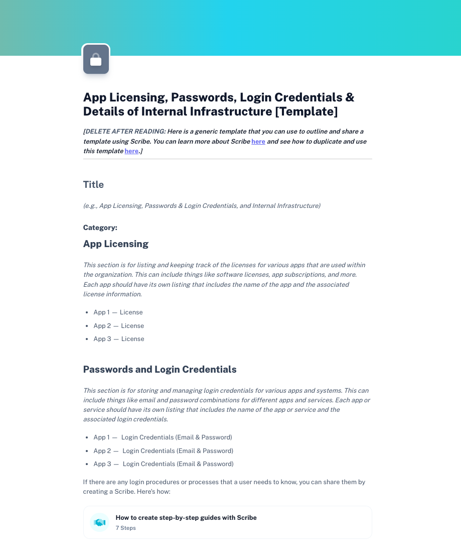 Best Practices for IT Documentation, Templates & Examples | Scribe Best Practices for IT Documentation, Templates & Examples | Scribe