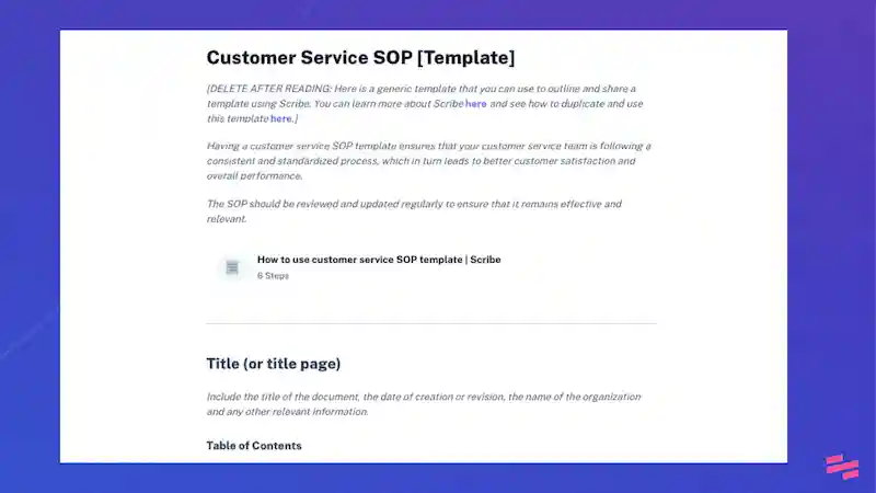 100+ Free SOP Templates: How to Write SOPs | Scribe