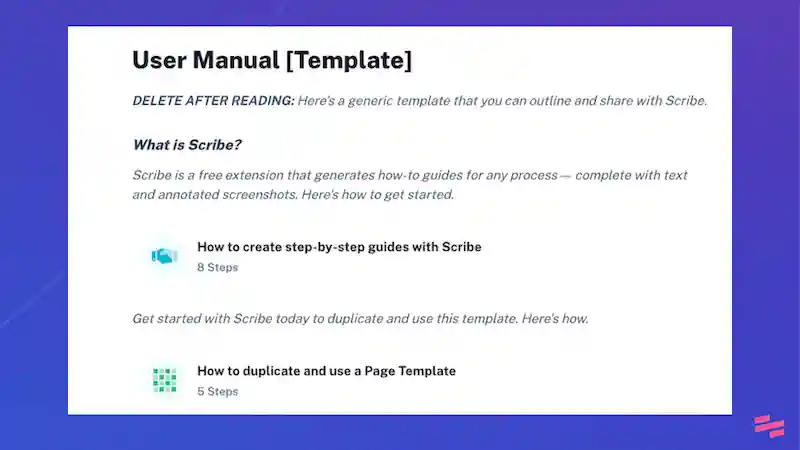 15 Free Manual Templates for Every Business | Scribe