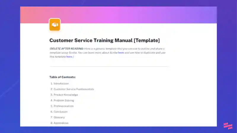15 Free Manual Templates for Every Business | Scribe