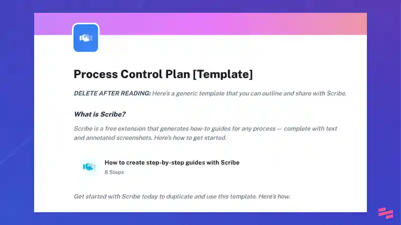 20+ Process Documentation Templates for Teams [Free] | Scribe