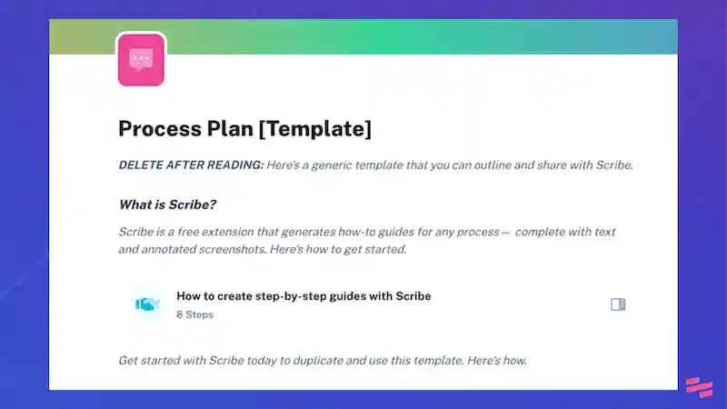 20+ Process Documentation Templates for Teams [Free] | Scribe