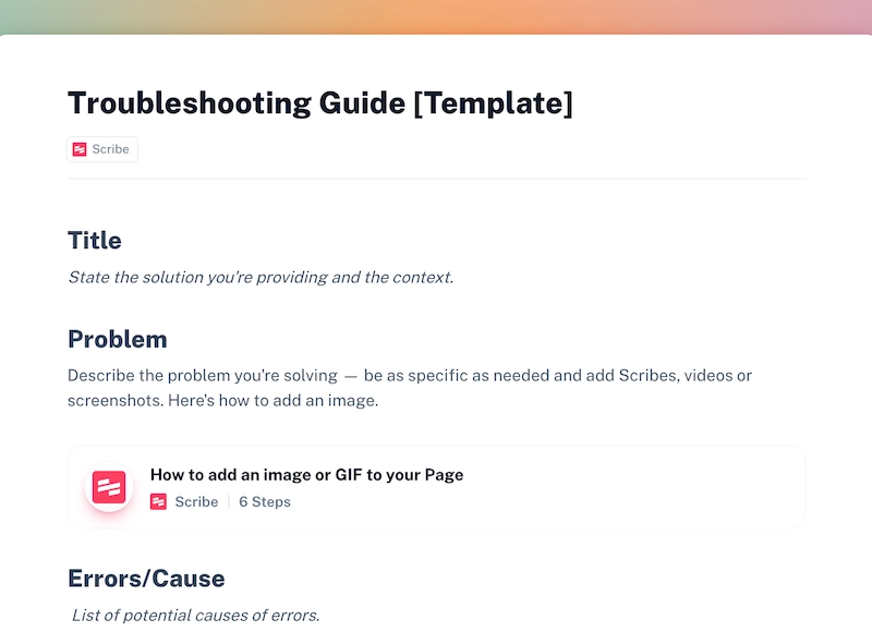 Types of Software Documentation & Free Templates | Scribe