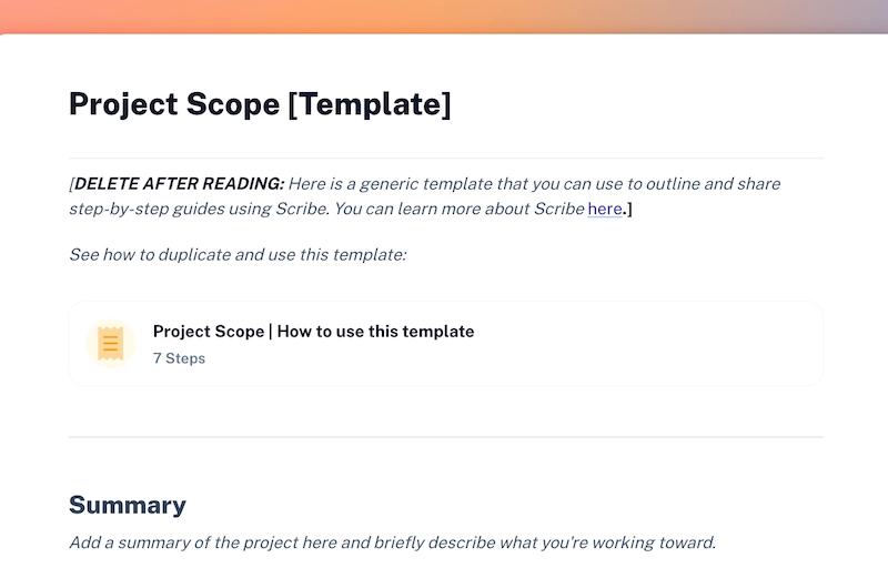 Types of Software Documentation & Free Templates | Scribe