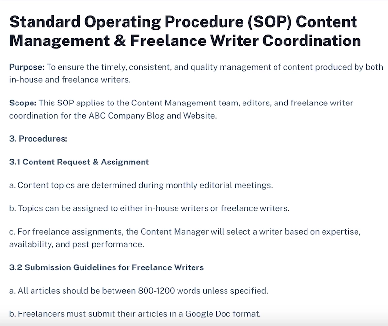 How to Write SOPs for Business Processes | Scribe