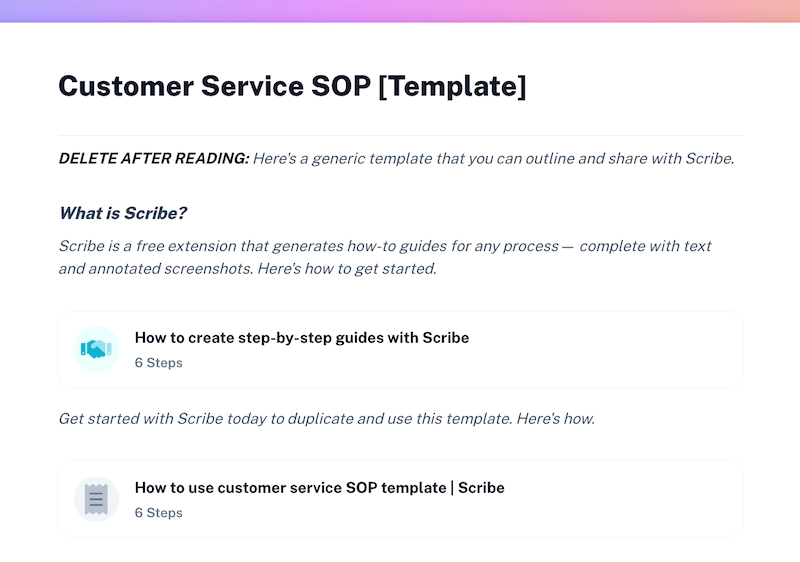 20 SOP Examples You Can Steal From Today | Scribe