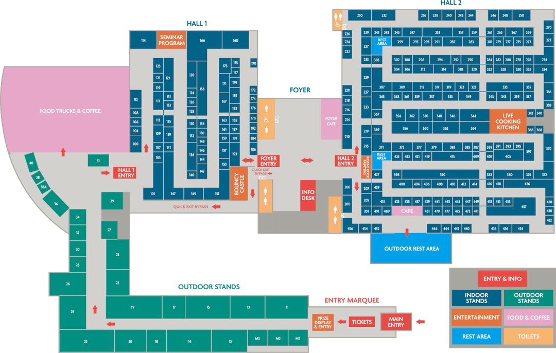 Floor Plan Exhibitor Map Tauranga Home Show