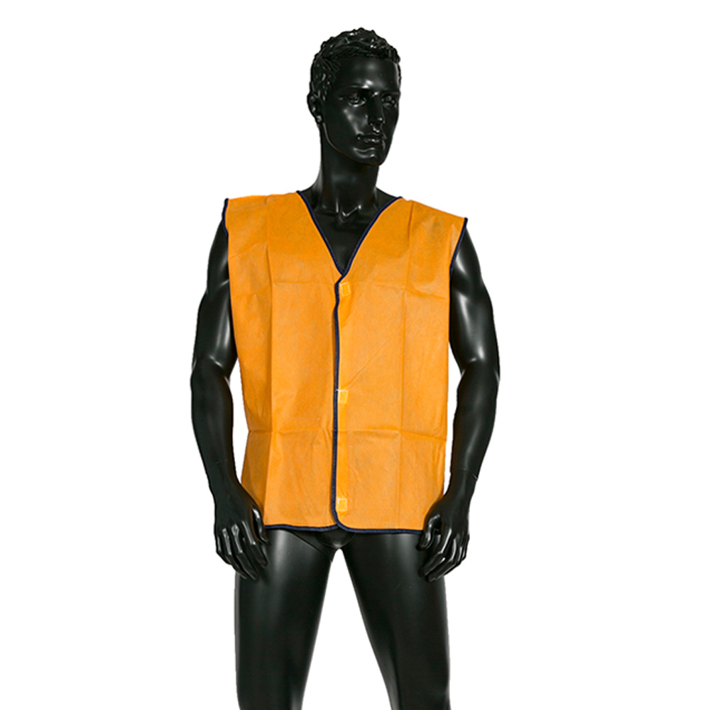 Disposable Orange PP Safety Vest