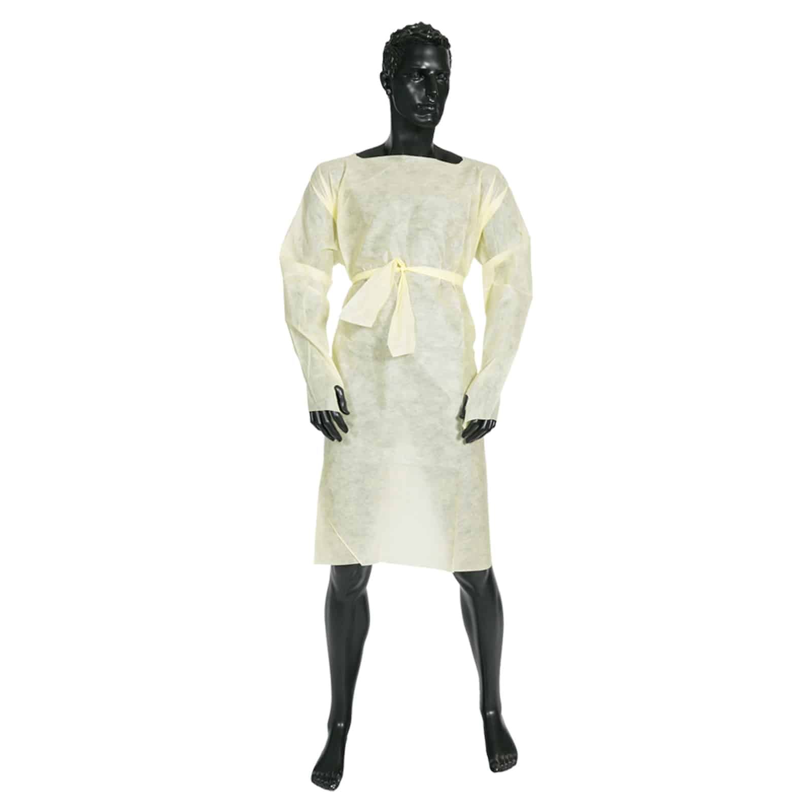 ULTRA HEALTH Disposable Iso Gown N_S SMS Yellow
