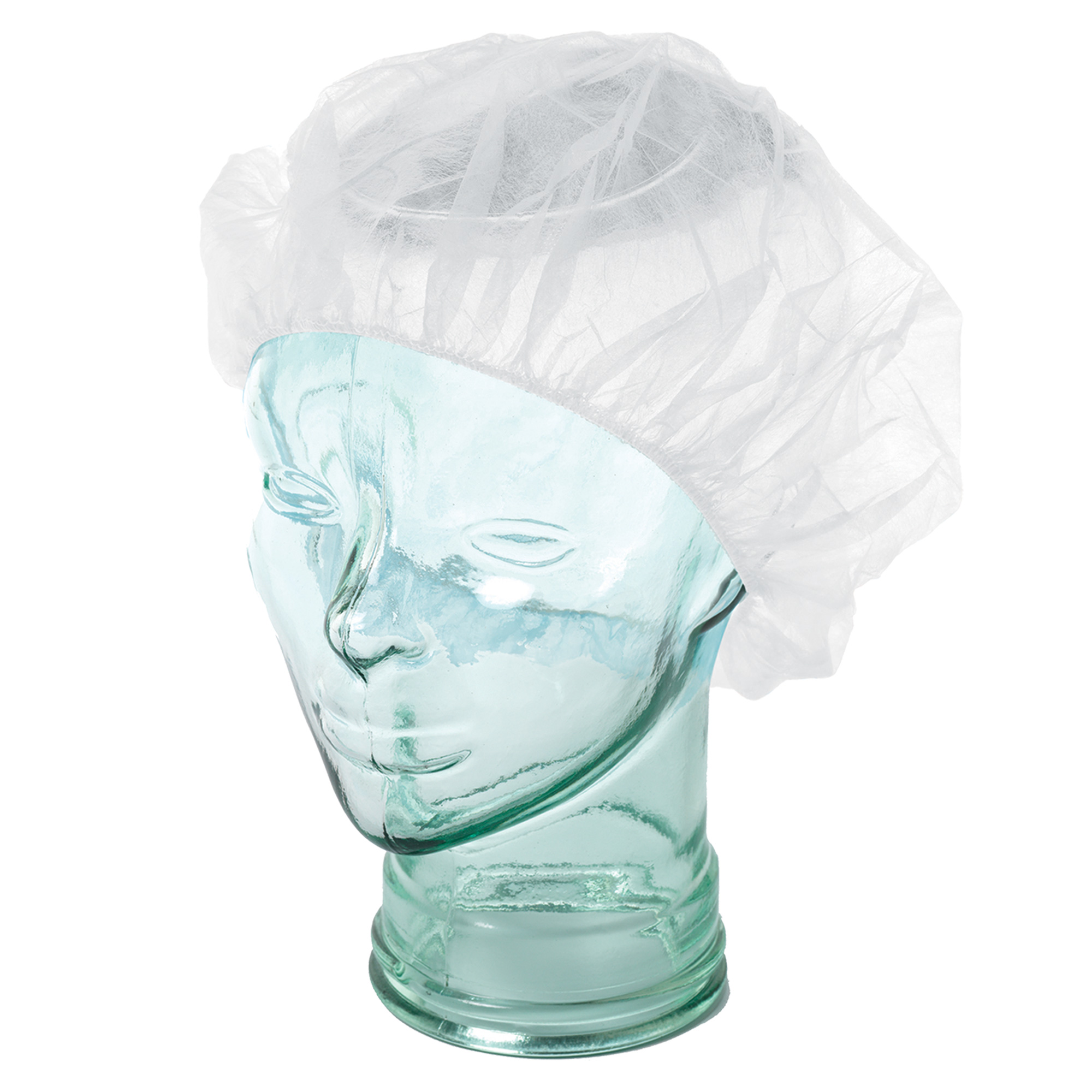 ULTRA HEALTH Disposable Round Cap White 21 Inch