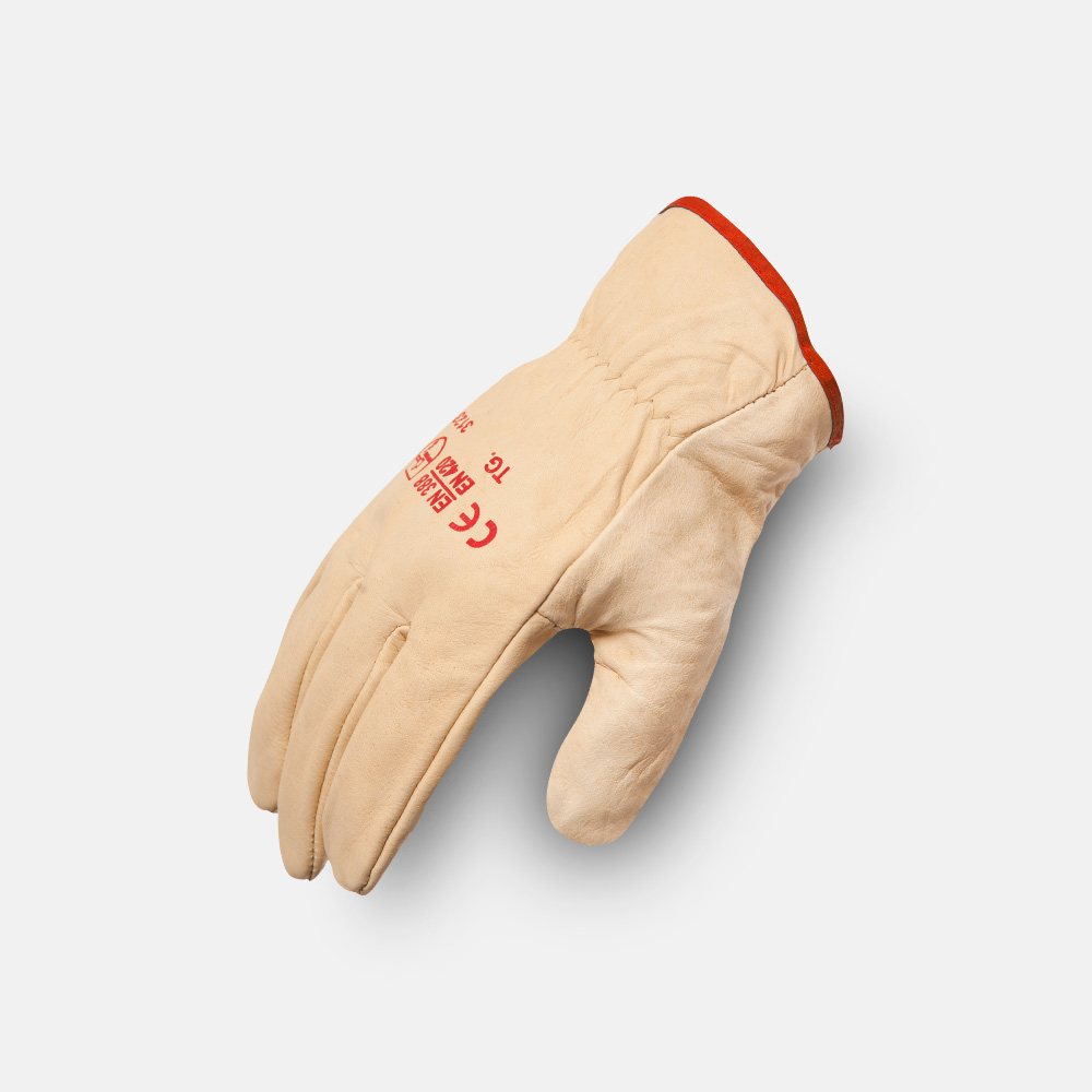 FIREBIRD Cow Grain Extended Cuff Riggers Gloves