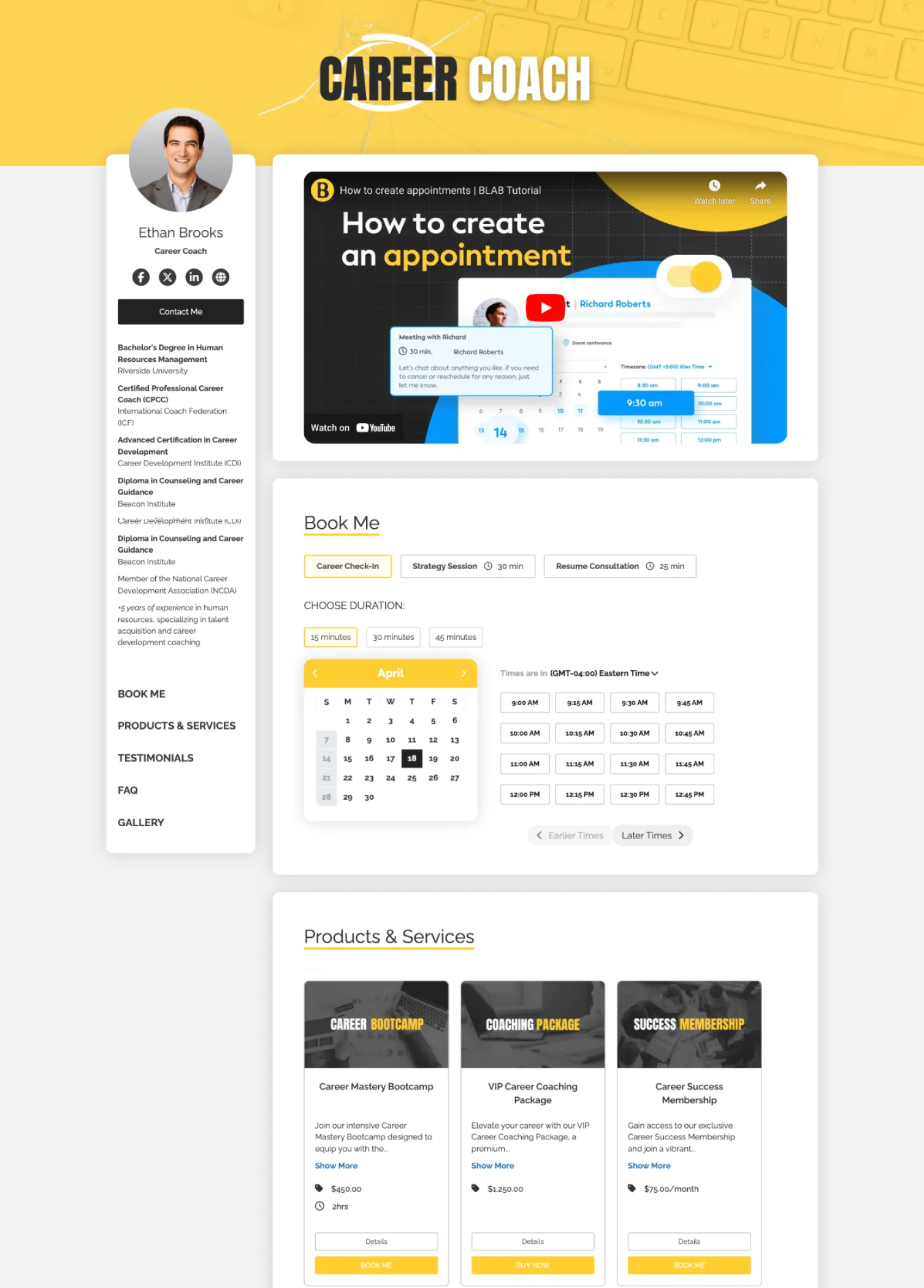 Book Like A Boss: Booking Page Builder | More Bookings More Money