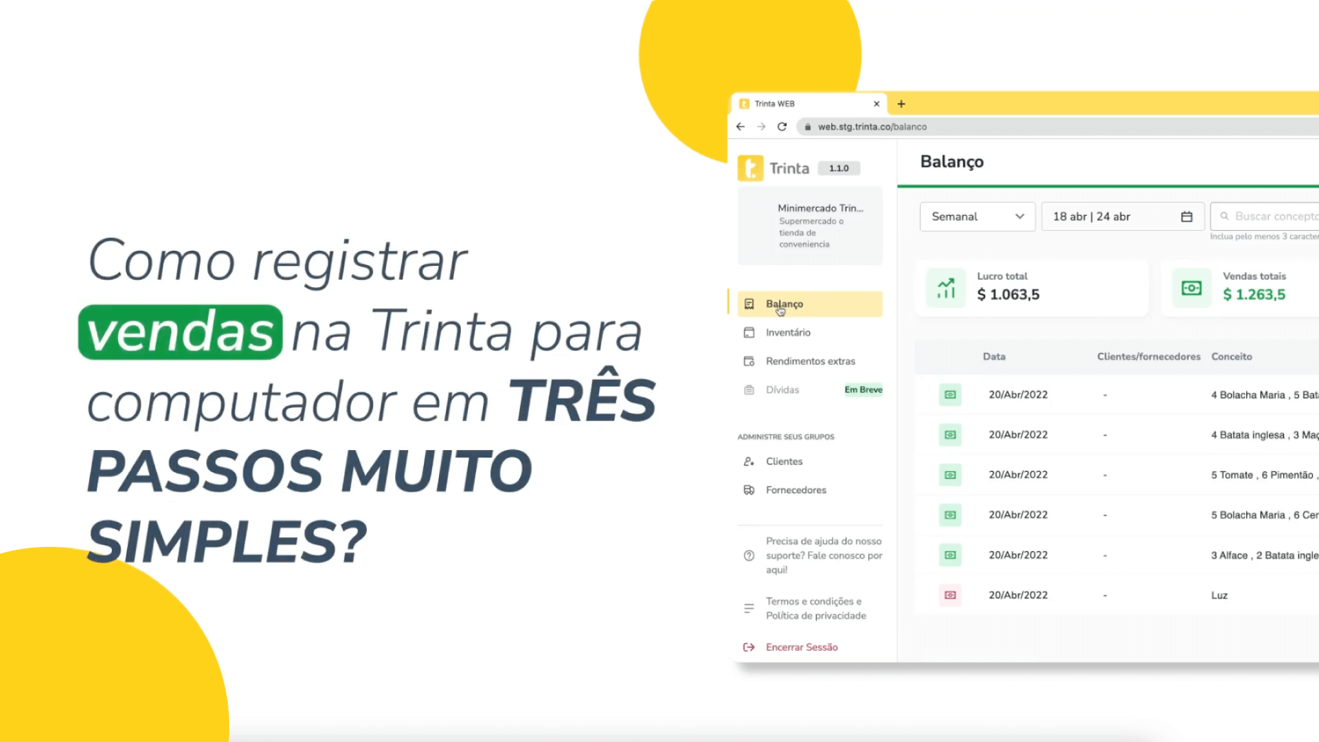 Otimize seu negócio com Trinta para computador