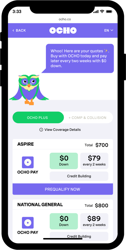 OCHO Insurance - A Fair Start