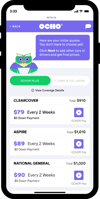 OCHO Insurance - A Fair Start