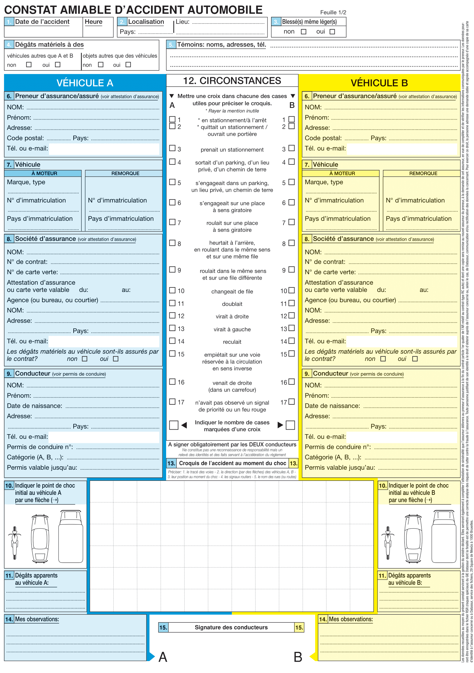 Comment remplir un constat amiable d'accident ? / WDM
