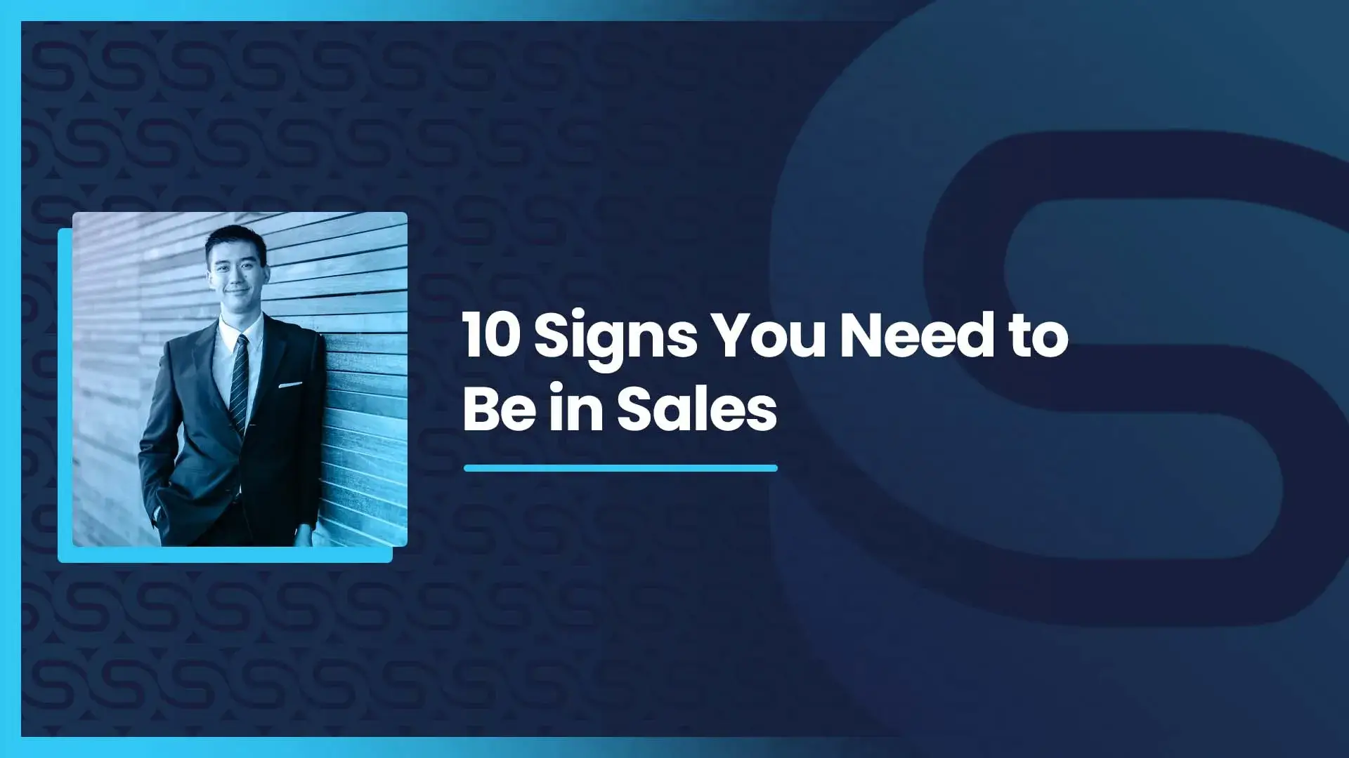 10 Signs You Need to Be in Sales