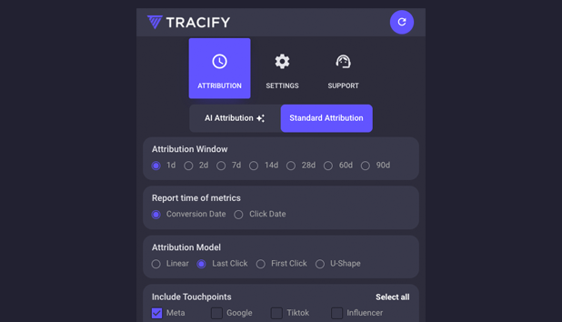 Tracify Tool - Real-Time Tracking (Chrome Extension)