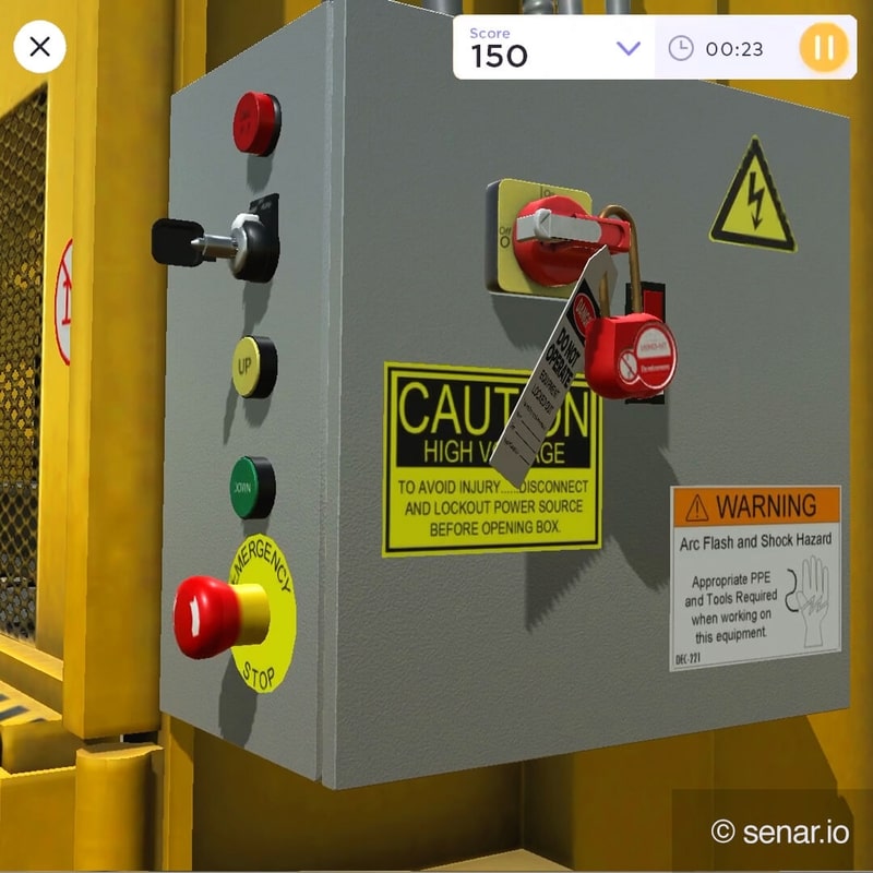 LOTO Training in Augmented Reality (AR)