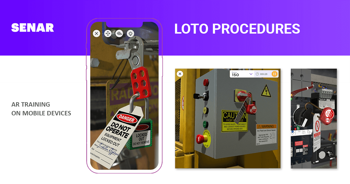 LOTO Training in Augmented Reality (AR)